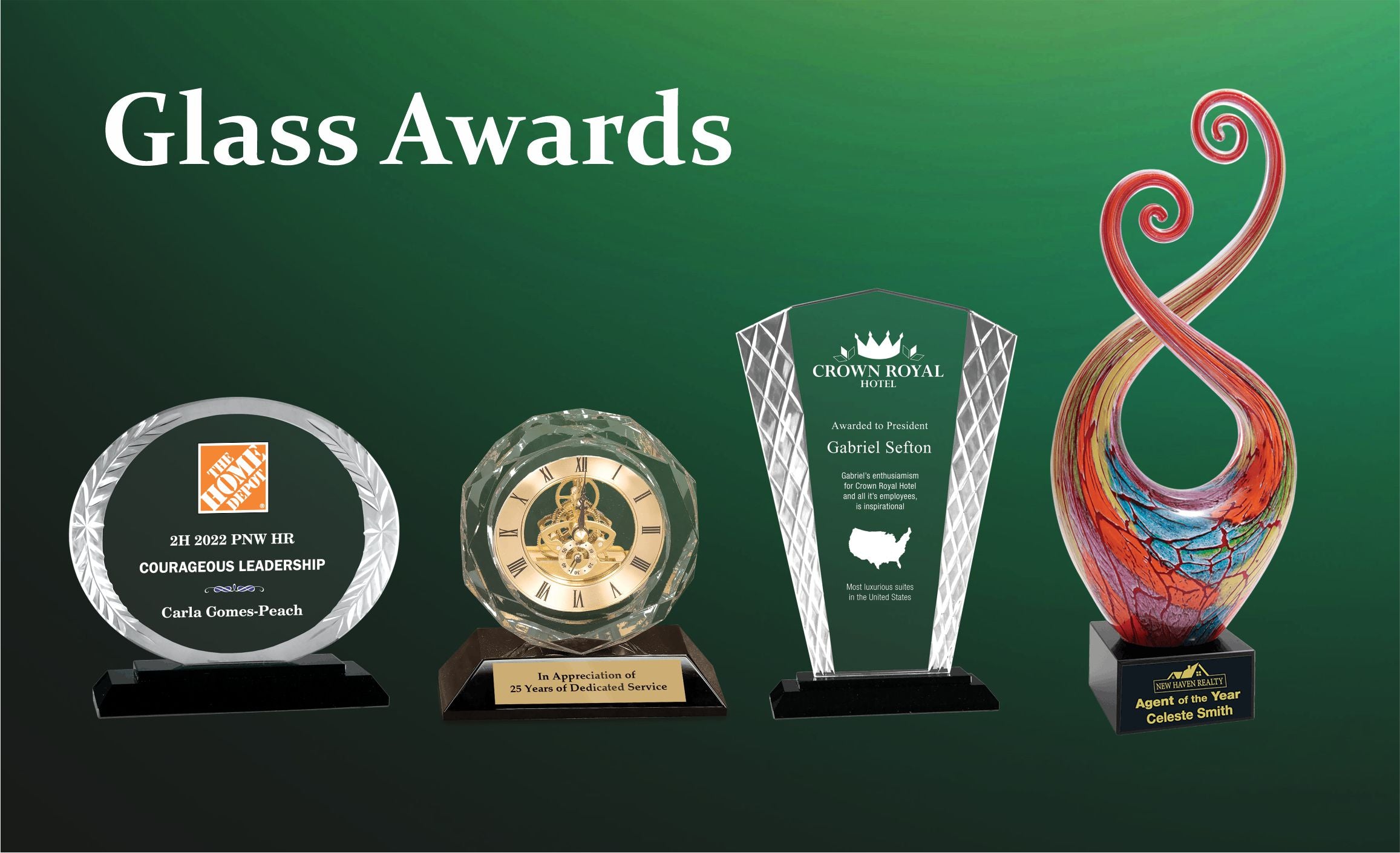 Modern & Elegant Glass – Alpha Trophy Inc.